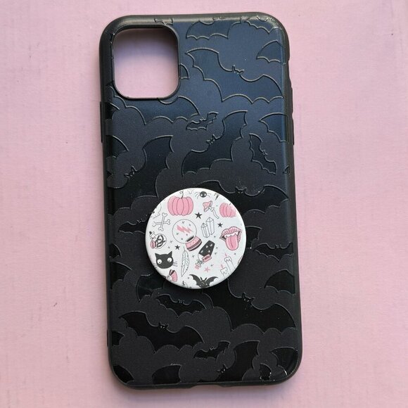 Cell Phones & Accessories | Iphone 11 Black Bats With Halloween Pop ...
